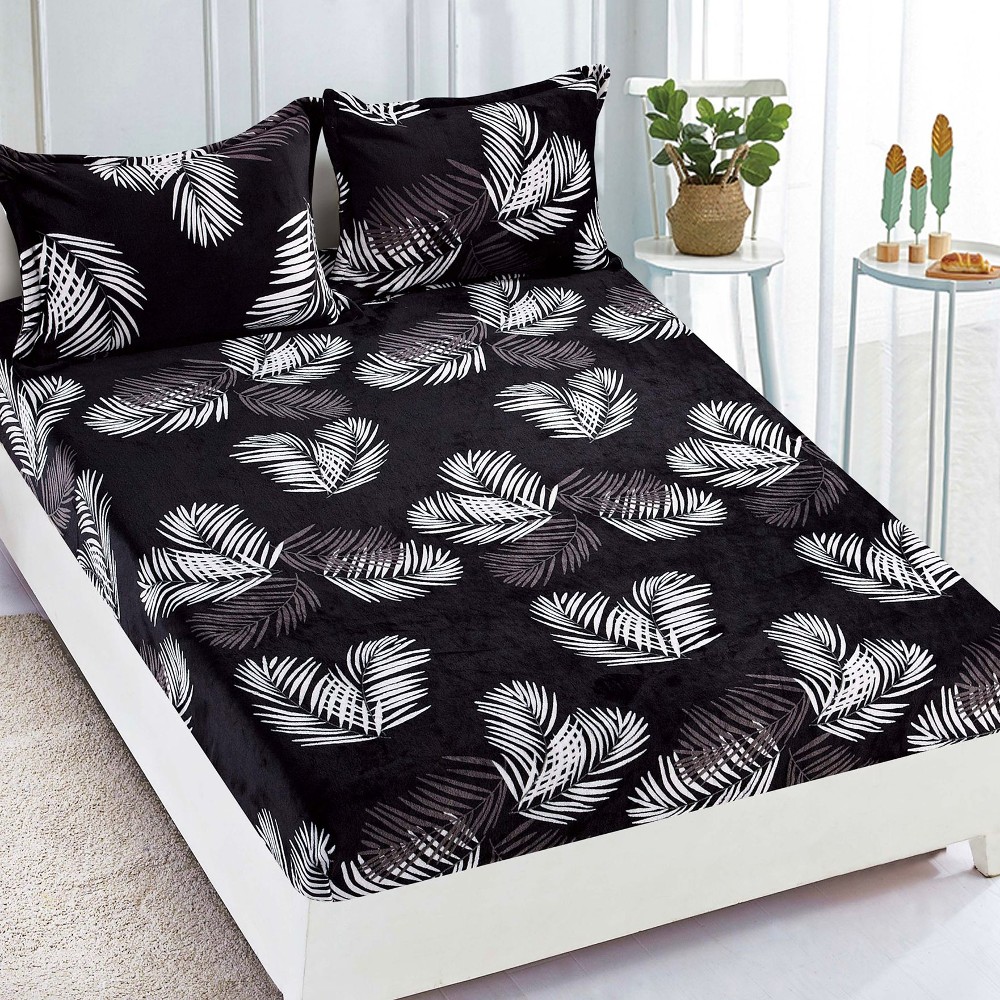 Set Husa de Pat Cocolino cu Elastic + 2 Fete de Perna, Pat 2 Persoane ...